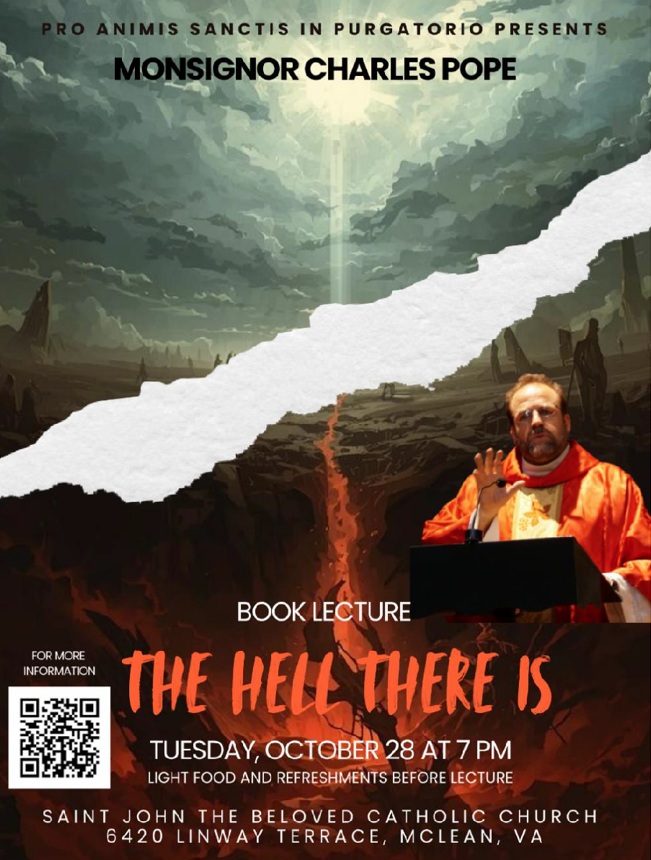 Book Lecture by Msgr. Pope (Oct. 28) – St. John the Beloved Catholic Church